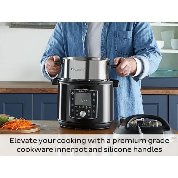 8 qt. Matte Black Duo Pro Electric Pressure Cooker - Coffee Units - Buy ...